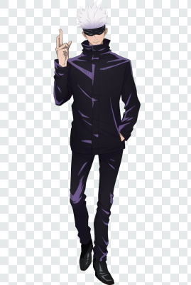 Satoru Gojo PNG full body - PNGAnime