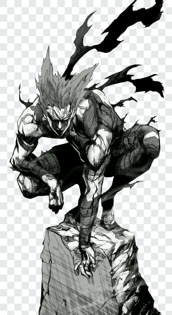 Garou half monster PNG - PNGAnime