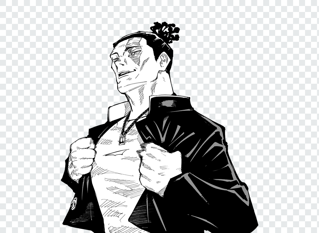 Aoi Todo Manga Transparent PNG from Jujutsu Kaisen anime - PNGAnime