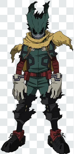 Vigilante Deku with Mask Transparent PNG from My Hero Academia anime ...