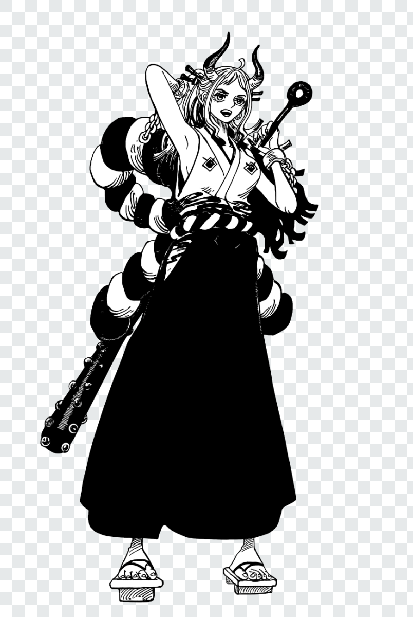 Yamato One Piece Manga Transparent PNG - PNGAnime